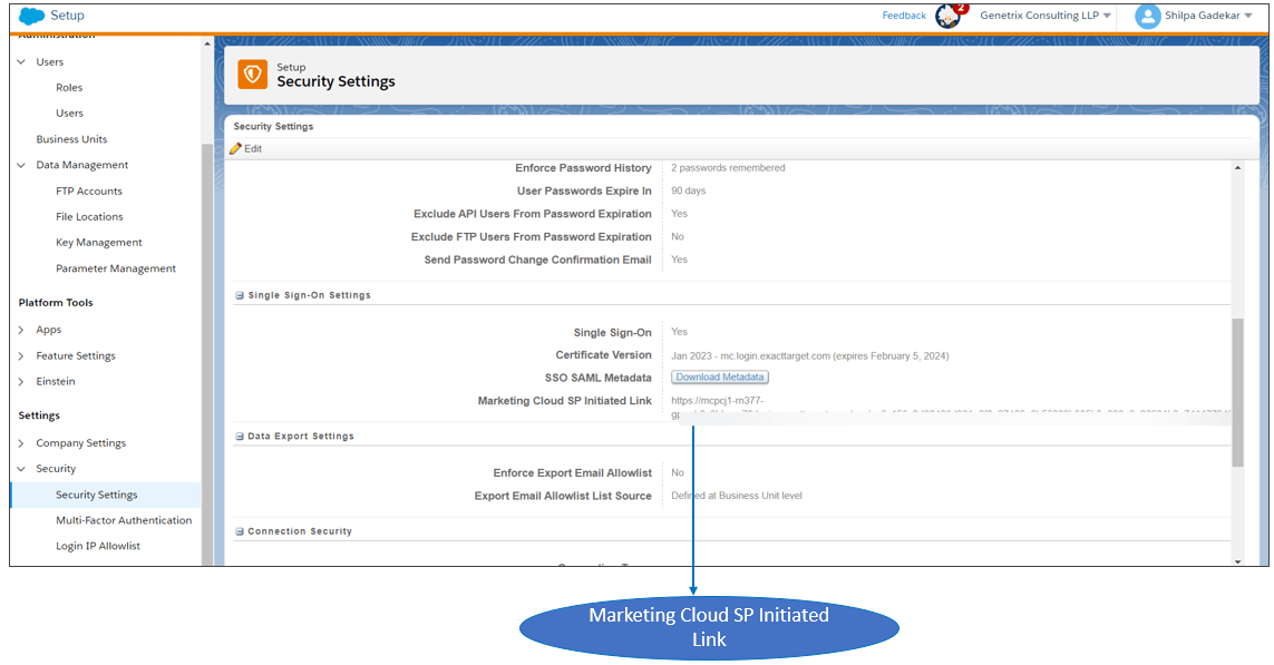 Implementing Azure SSO with Salesforce Marketing Cloud - Genetrix